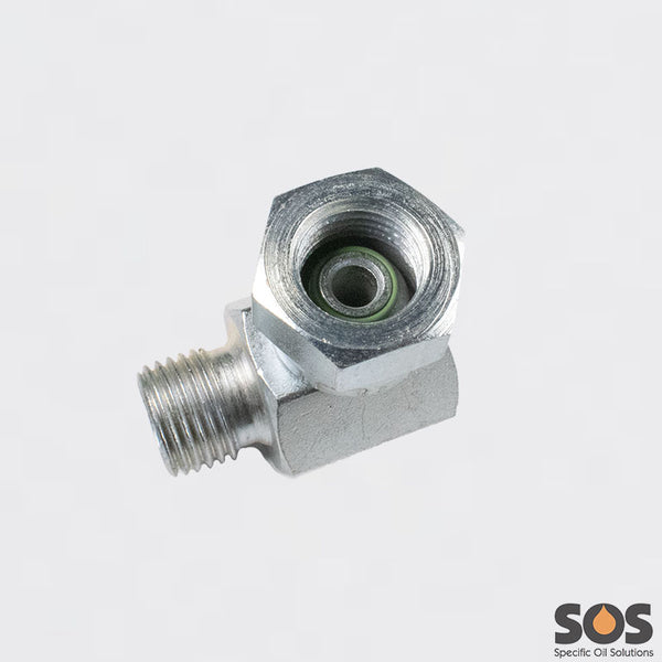 1/4” BSPP Female Swivel x 1/4” BSPP Male Elbow Fitting – Ultra Compact Ltd